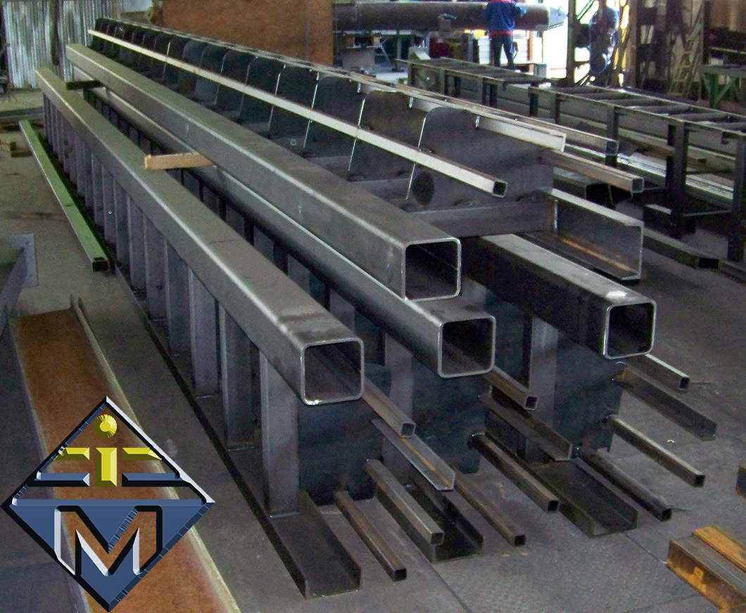 Konstrukcja stalowa formy do produkcji belek mostowych typu KUJAN NG | INMET